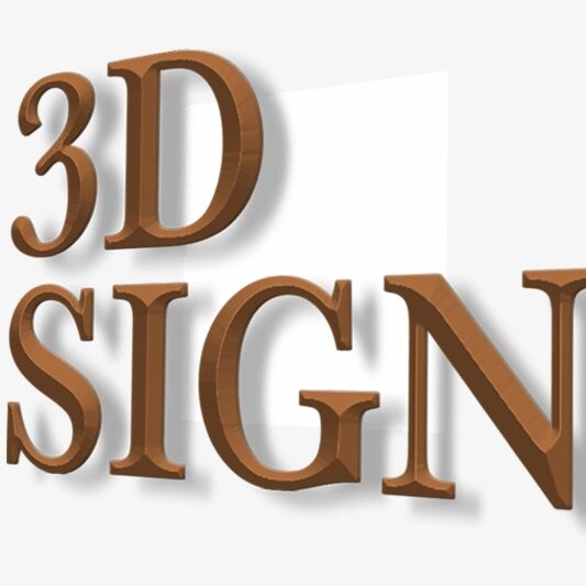 3D letter – ABC Sign