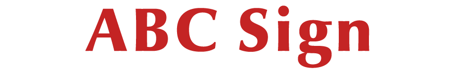 ABC Sign – Copy & Print.